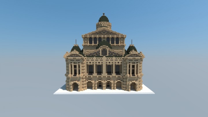 Baroque-style Opera Minecraft Map