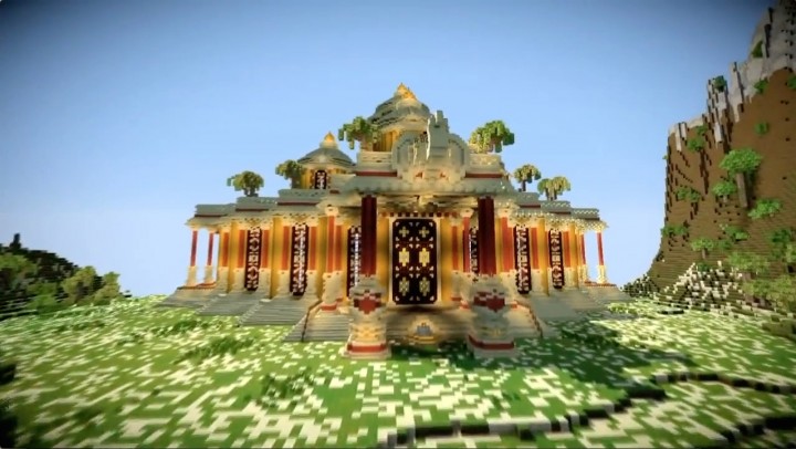 Grand Palace - With Build Timelapse + Cinematic Minecraft Map