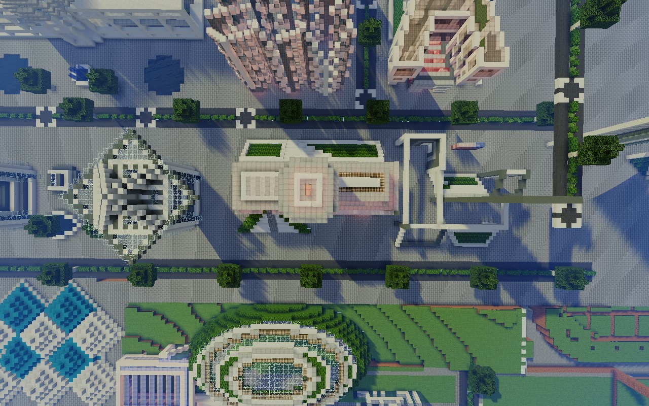 Modern office block Minecraft Map