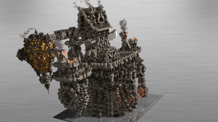 Steampunk Refinery ''Nuts and Gears'' Minecraft Map