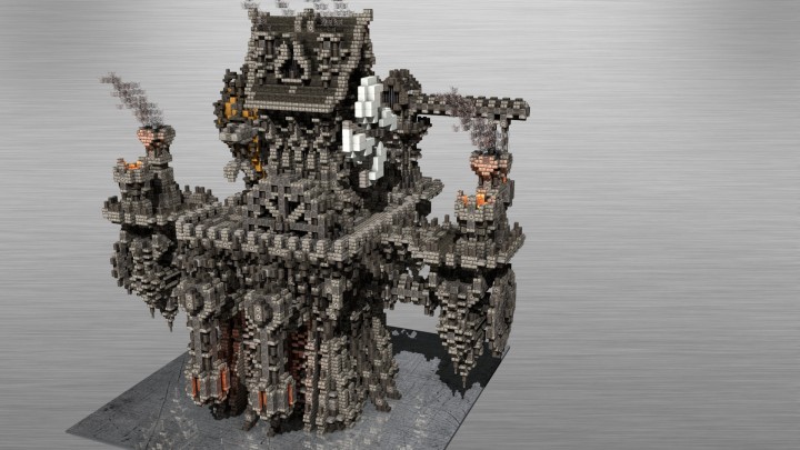 Steampunk Refinery ''Nuts and Gears'' Minecraft Map