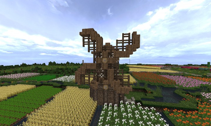 Old Dutch Polders and Countryside Minecraft Map