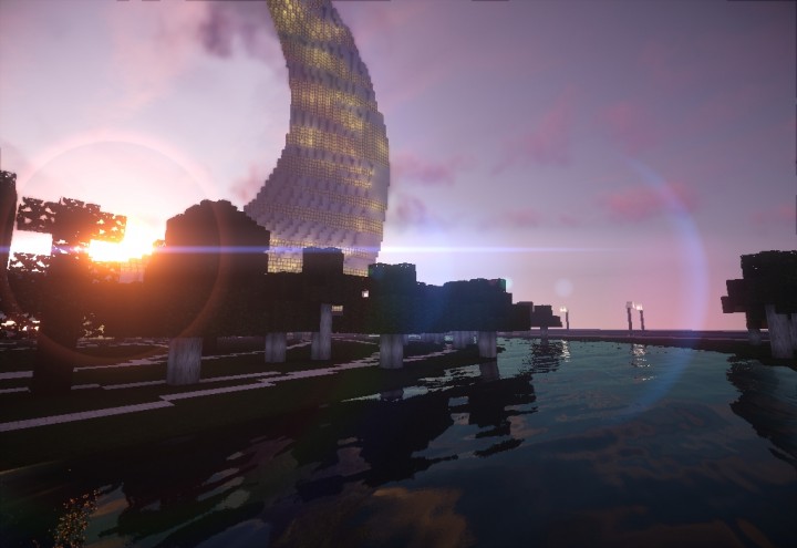 Crescent Moon Tower Dubai Minecraft Map