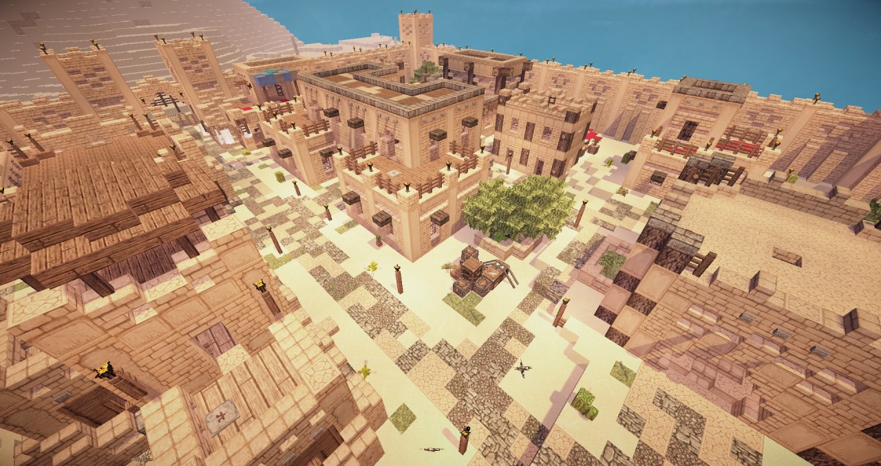 Vomosel - Arabic/Desert Styled Village Minecraft Map