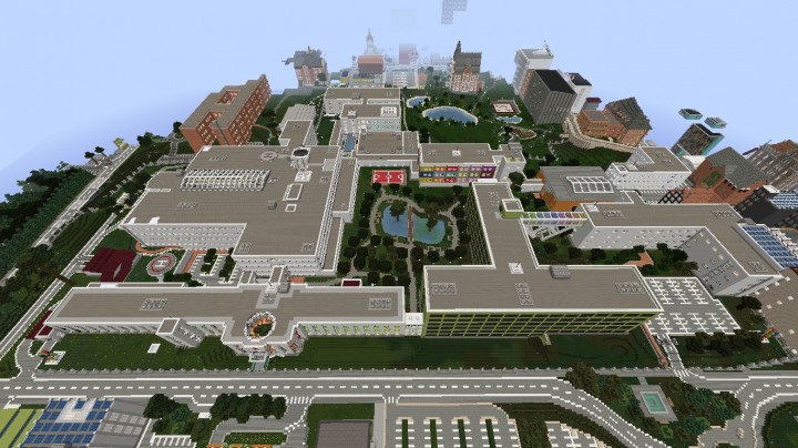 HOSPITAL (fully equipped) Minecraft Map
