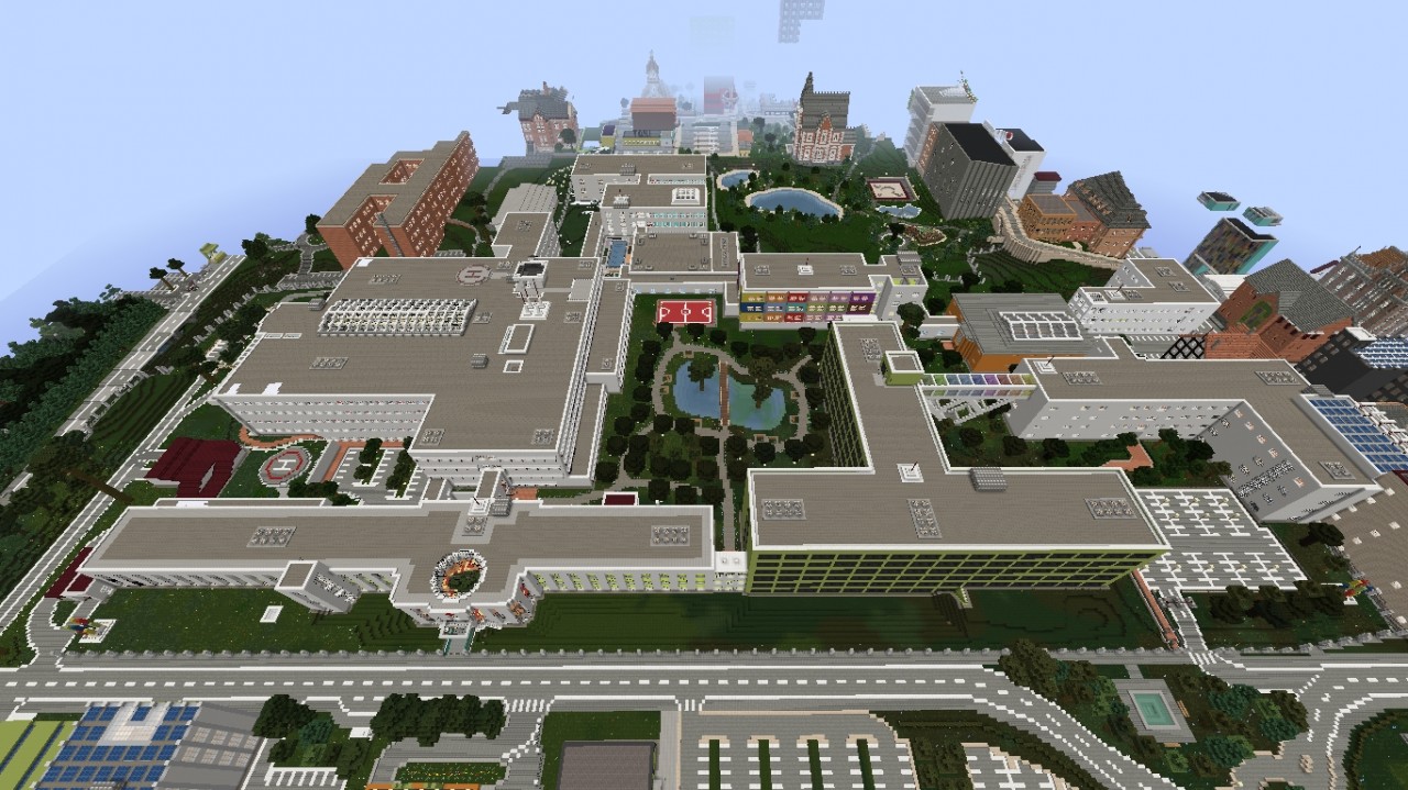 HOSPITAL (fully equipped) Minecraft Map