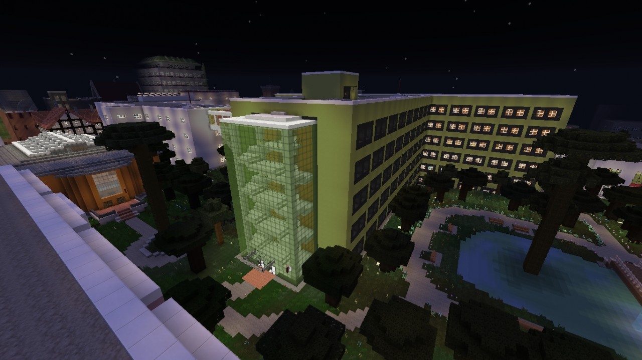 HOSPITAL (fully equipped) Minecraft Map