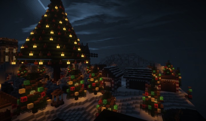 Christmas Village | Christmas at Realitycraft.us Minecraft Map