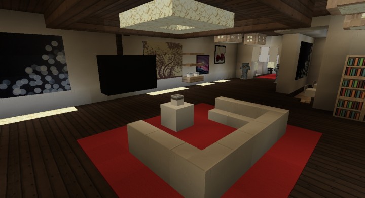 Modern Fancy House Minecraft Project