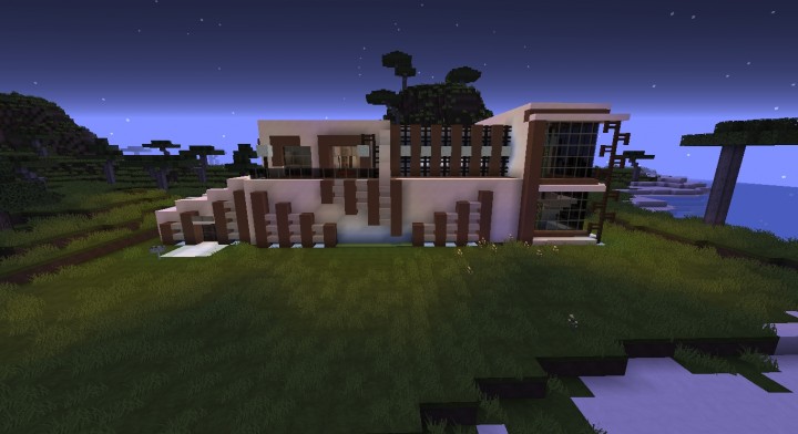 Modern Fancy House Minecraft Map