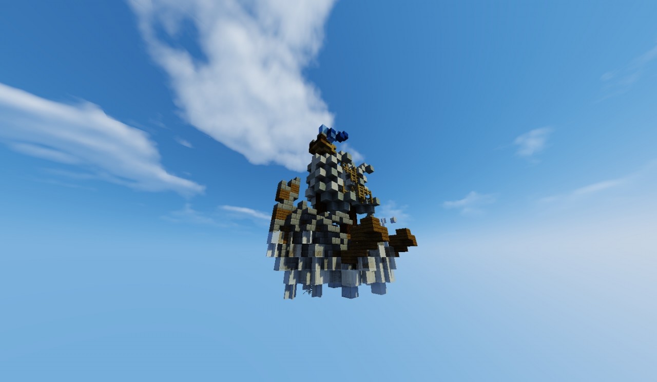 MY FIRST FLYING SHIP ^°^ | FREE SHEMATIC DOWNLOAD =3 Minecraft Map