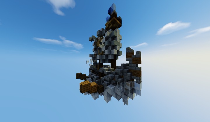 MY FIRST FLYING SHIP ^°^ | FREE SHEMATIC DOWNLOAD =3 Minecraft Map