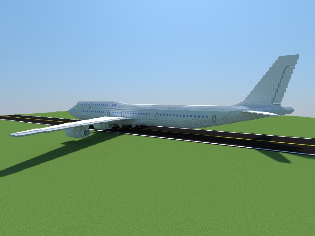 Боинг 747-800/Boeing 747-800 Minecraft Map