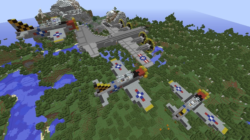 Boeing B-29 Superfortress Minecraft Map