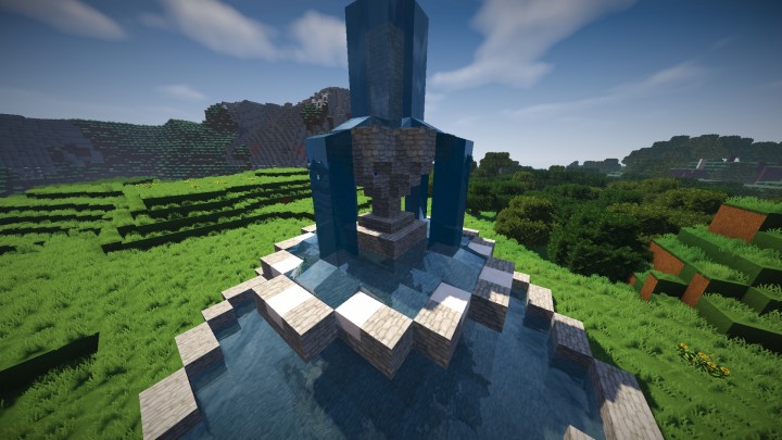 Modern Eco Village | Fountain 1 | Tutorial Minecraft Project