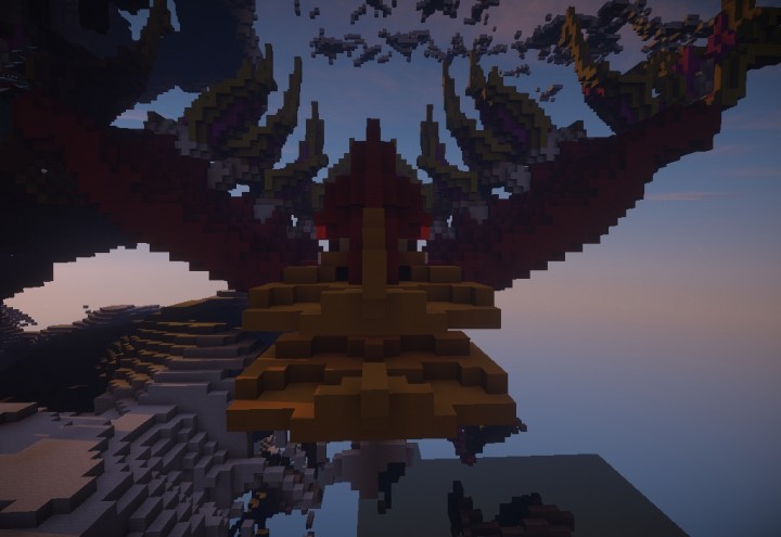 My first Organic - Link's Loftwing in Zelda Skyward Sword Minecraft Map