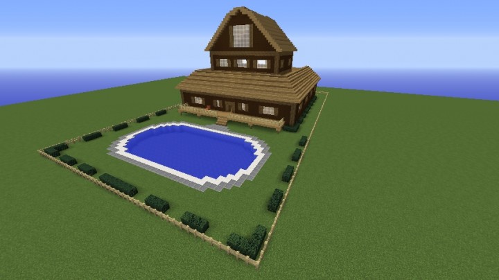 Big Wood House Minecraft Map