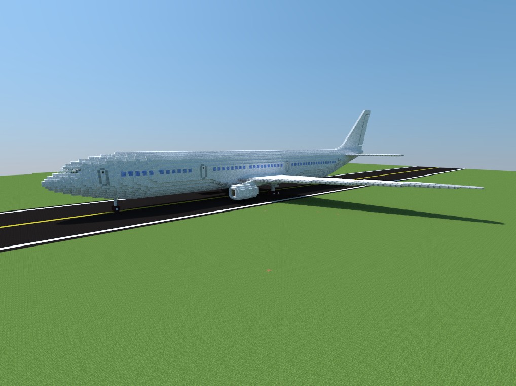 Airbus A330-300 Minecraft Map