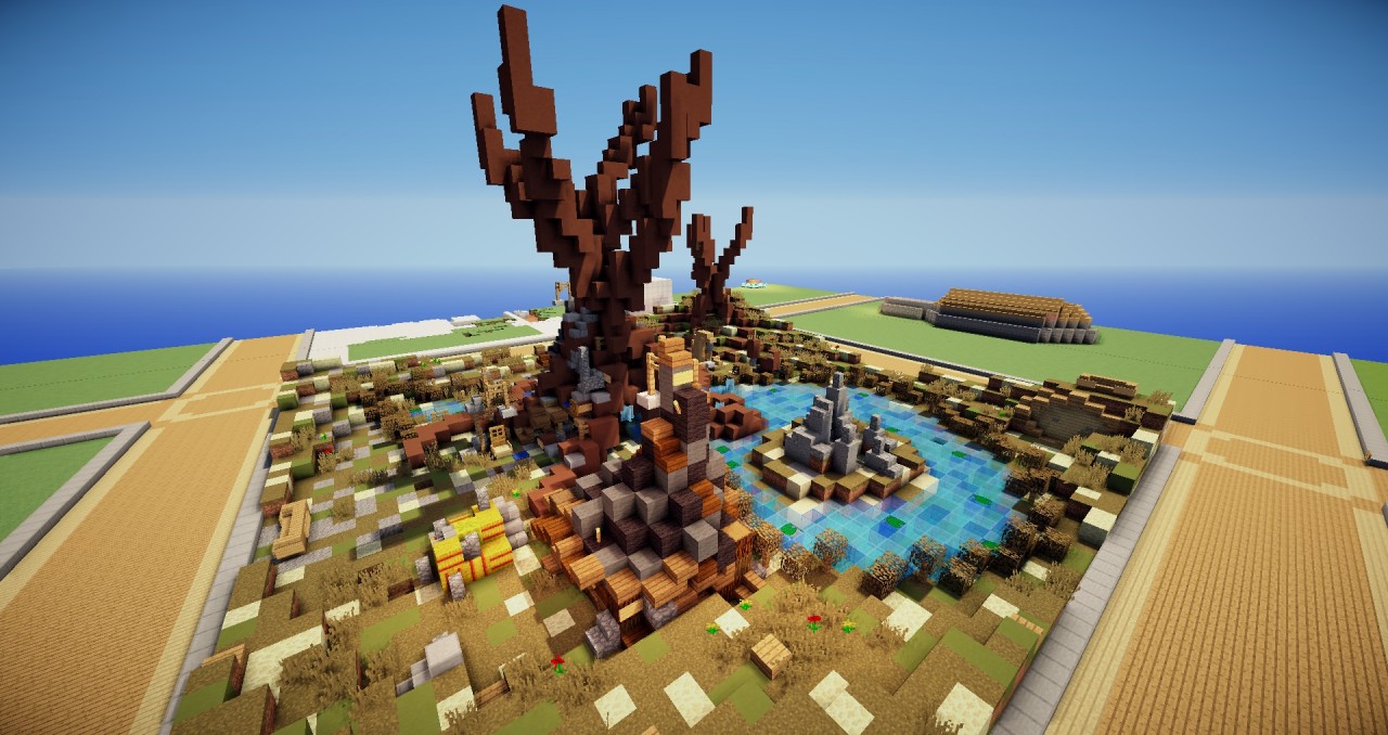 Fantasy SwampLand || 52x52 Plot Minecraft Map