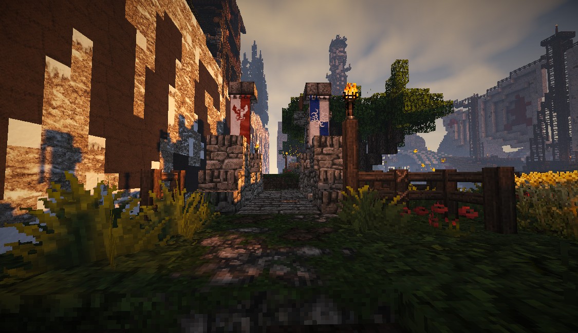 Monument Valley Town Minecraft Map