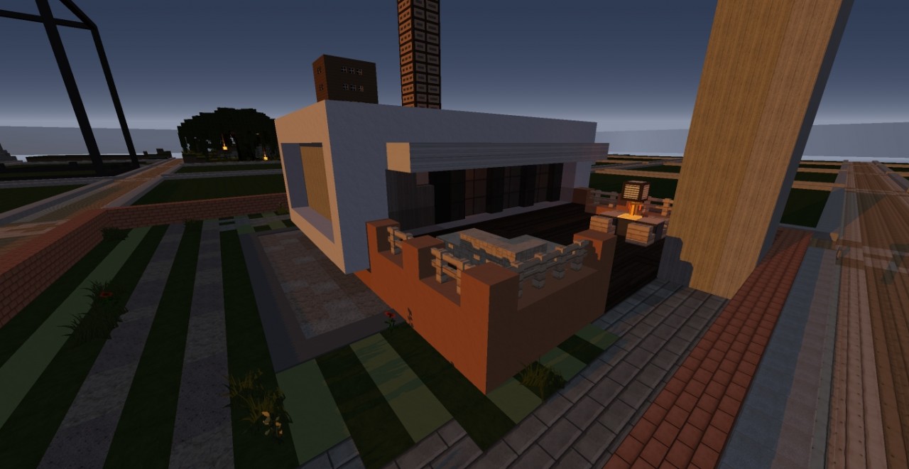 Modern Mobile House Minecraft Map