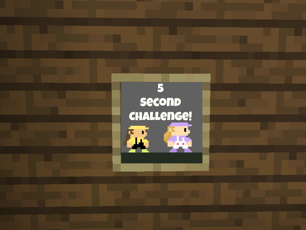 The 5 Second Challenge! Minecraft Map