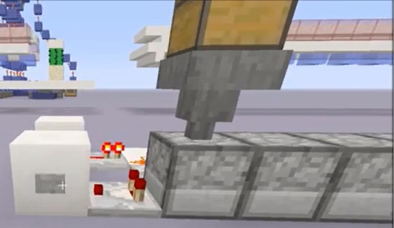 Horizontal Item Dropper Elevator Minecraft Map