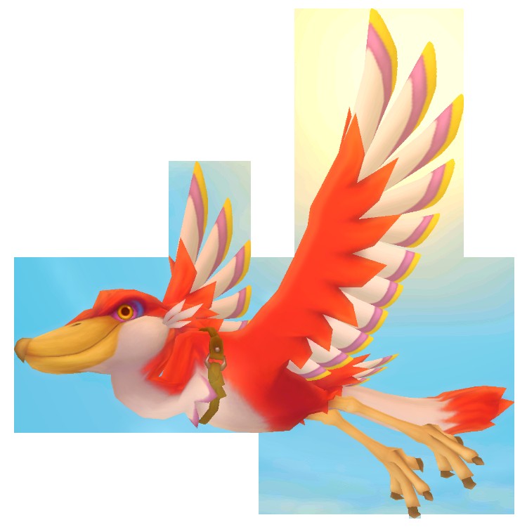 My first Organic - Link's Loftwing in Zelda Skyward Sword Minecraft Map