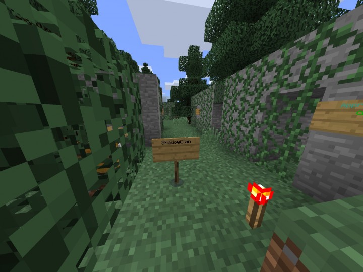 Warrior Cats World! ShadowClan (made by me) Minecraft Map