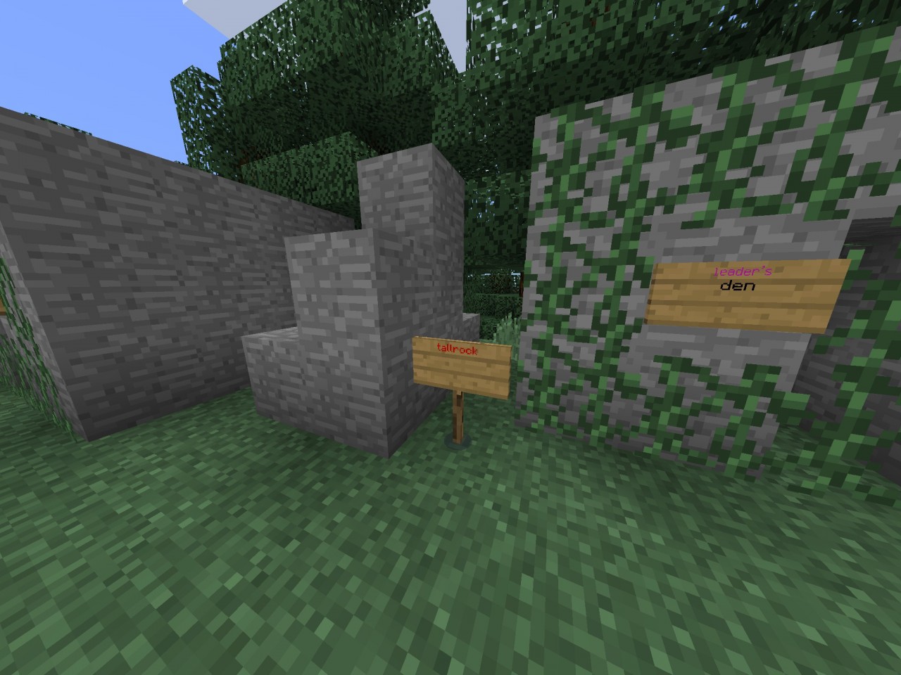 Warrior Cats World! ShadowClan (made by me) Minecraft Map