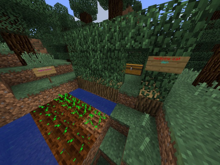 Warrior Cats World! ShadowClan (made by me) Minecraft Map