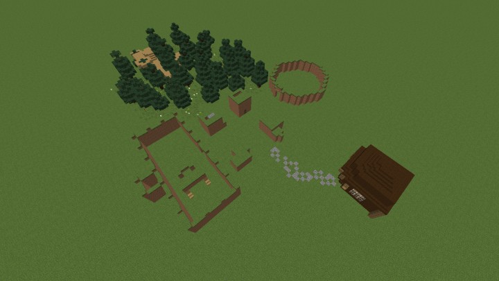 Noob town (Minigame map) Minecraft Map