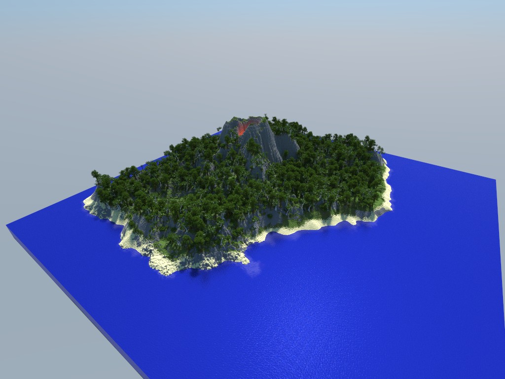 Tropical island [+ Download] Minecraft Map