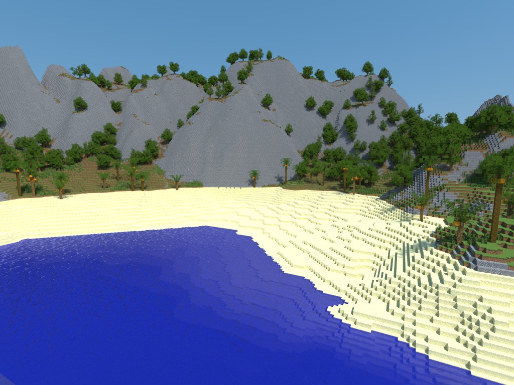 Realistic terain XL Minecraft Map