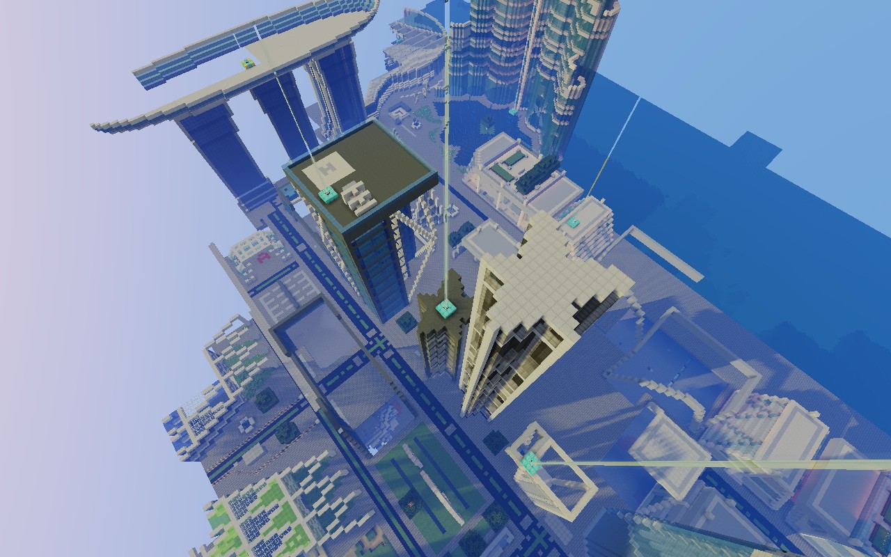 Star skyscraper Minecraft Map