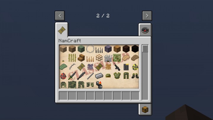 [1.7.10][Forge] NamCraft | 3D Weapons/Helicopters! Landmines! Barbed Wire! Spikes! and More ...