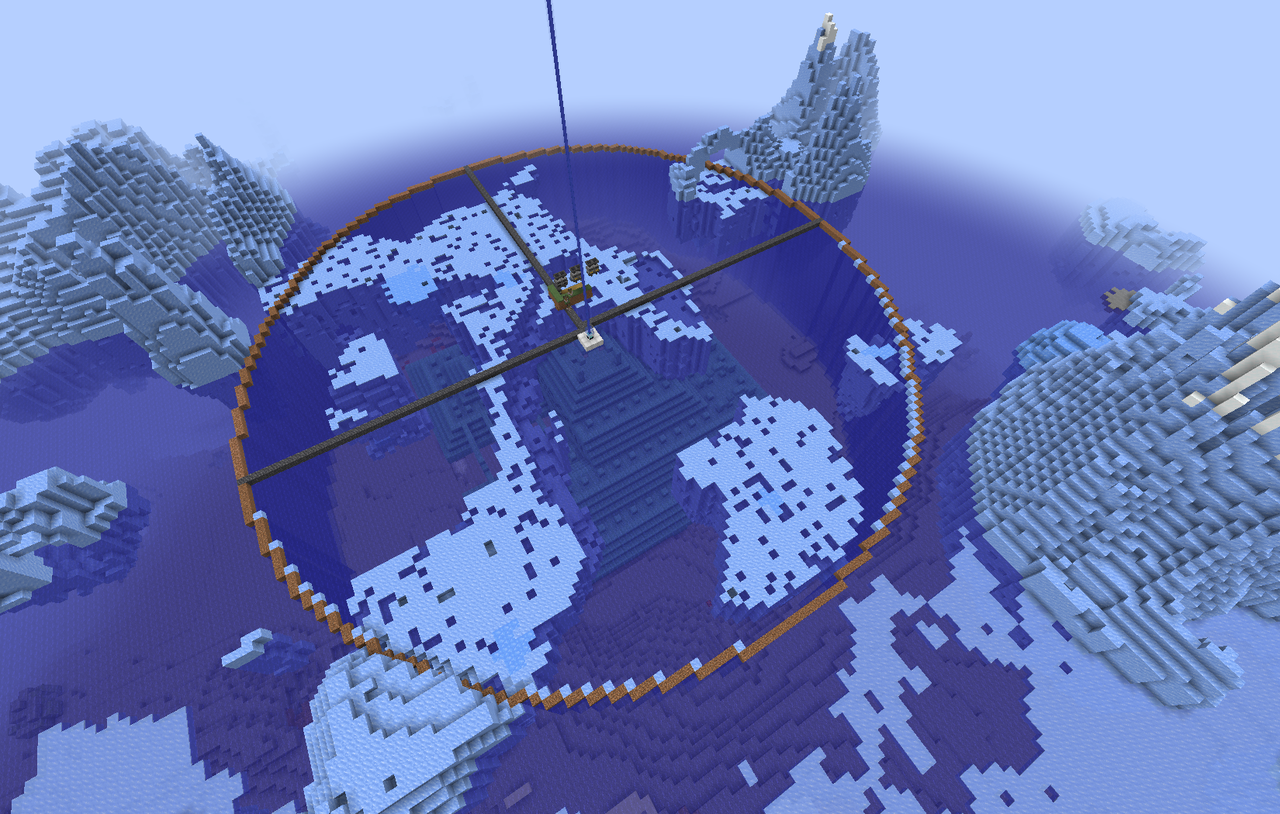 Ice Monument Project - Venture Survival Minecraft Map