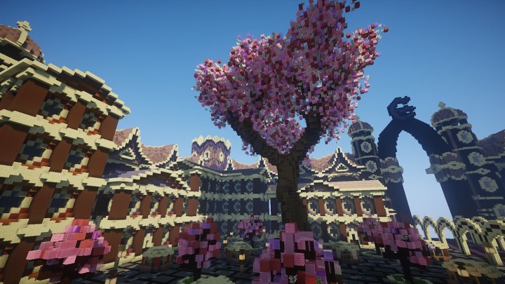 Spawn Faction 400x400 (Japanese Style) Minecraft Map