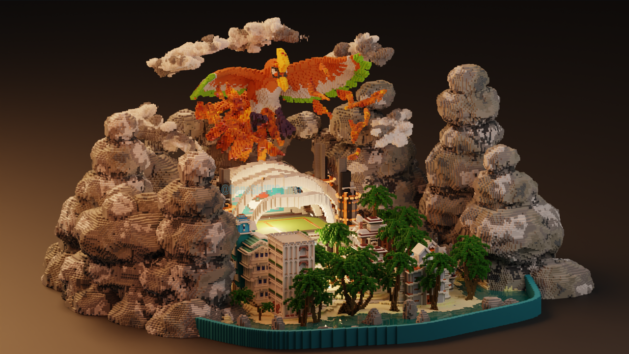 » Pixelmon Builds Gyms - Pokemon Minecraft Map