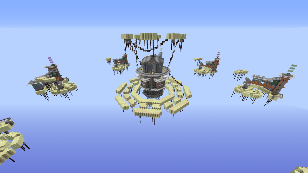 Sci-Fi BedWars Minecraft Map