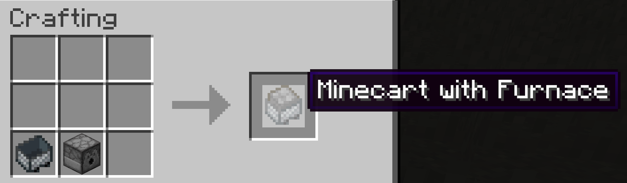 Minecart with Dispenser Minecraft Data Pack