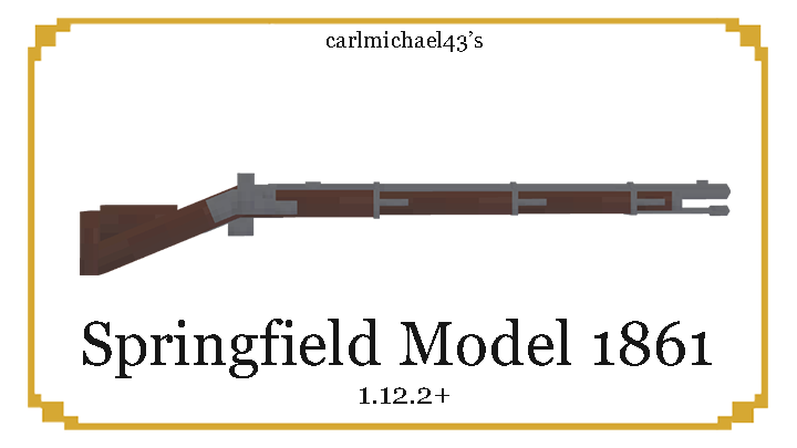 Springfield Model 1861 (1.12.2) Minecraft Texture Pack