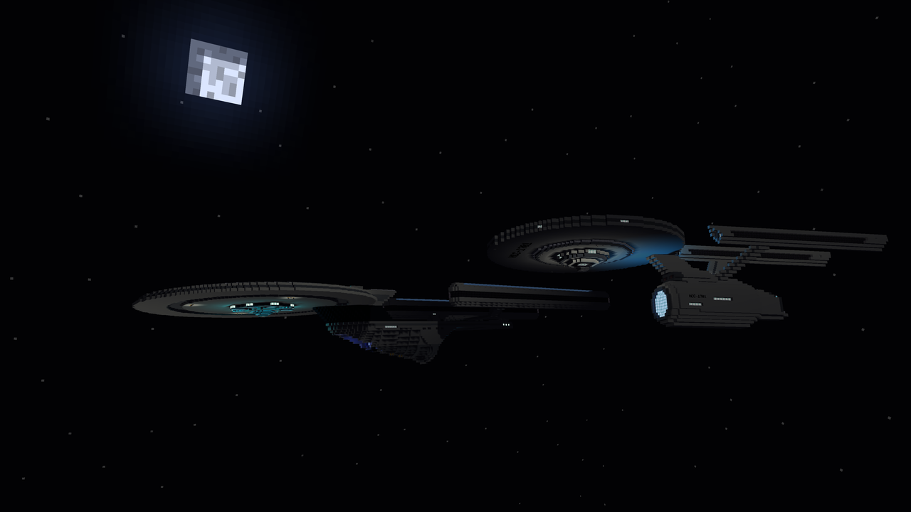 Star Trek Starship Builds + Renders Minecraft Map