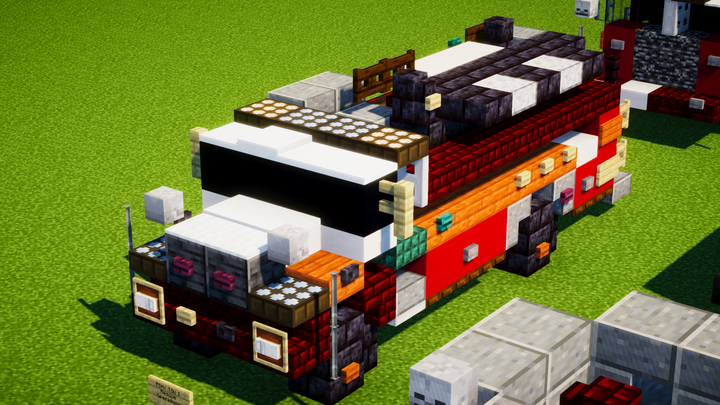 NYC FDNY Fire Department Vehicle Pack Minecraft Map