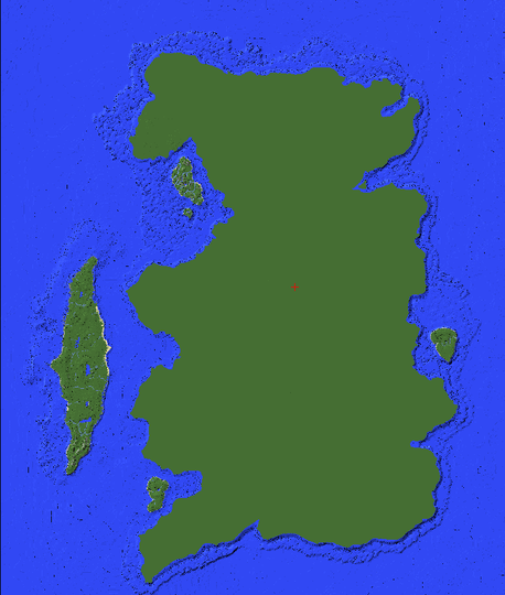 39.5k x 60k Ranger's Apprentice World Minecraft Map