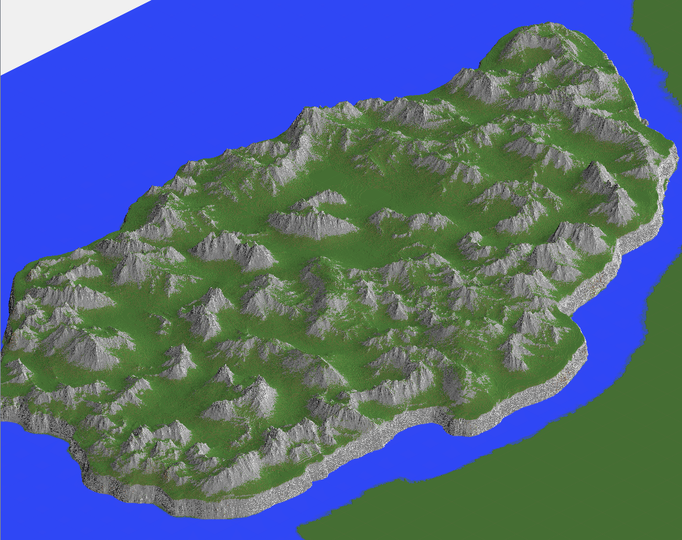39.5k x 60k Ranger's Apprentice World Minecraft Map