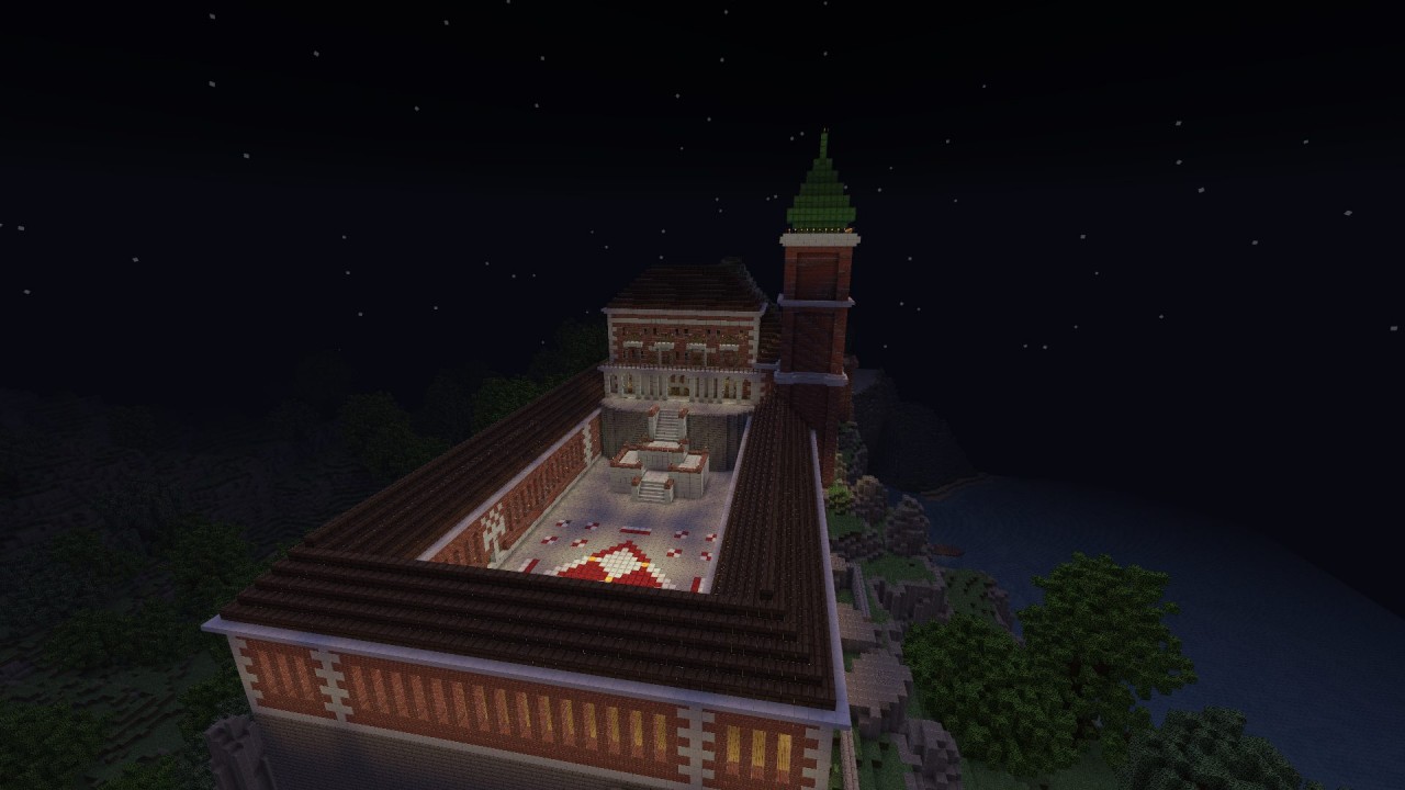 Castle inspirated by Royal Castle in Warsaw Minecraft Map