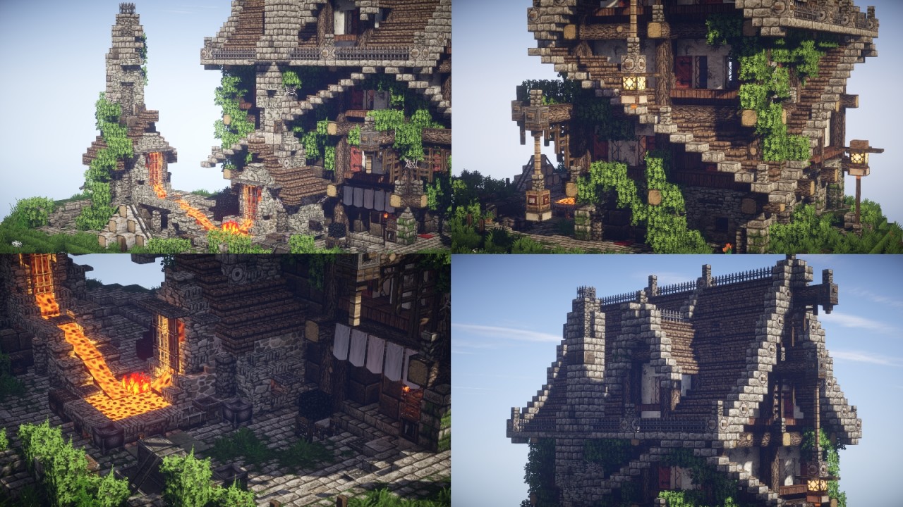 Fantasy/Medieval Buildings Pack Minecraft Map