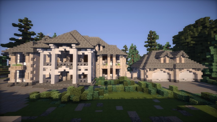 French Country Mansion Minecraft Map