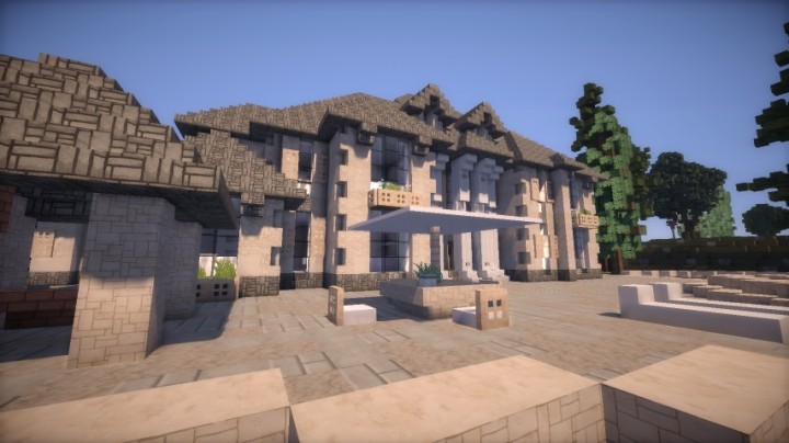French Country Mansion Minecraft Map
